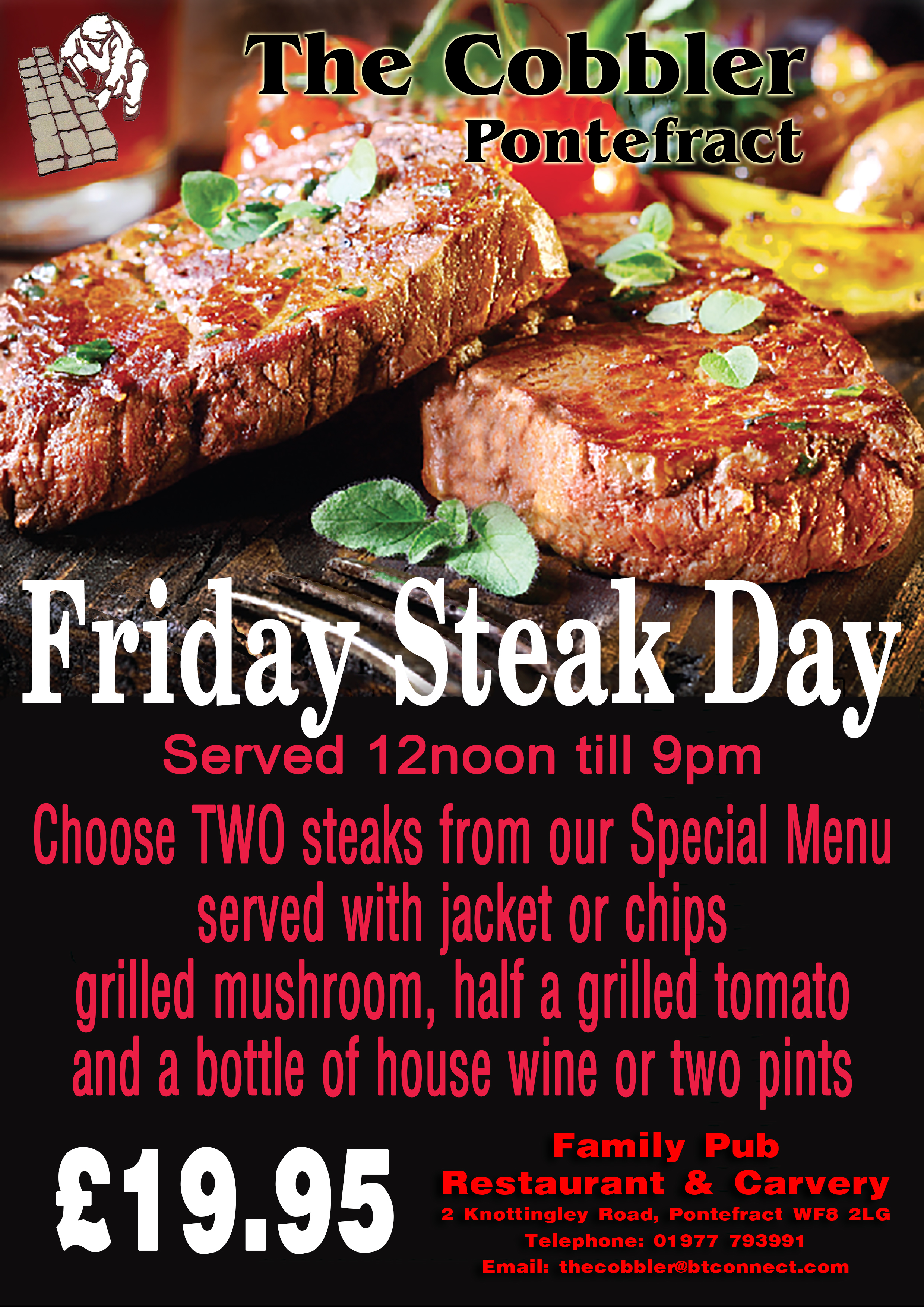 The Cobbler Family Pub Restaurant Specials Board The Cobbler Family Pub Restaurant Specials Board